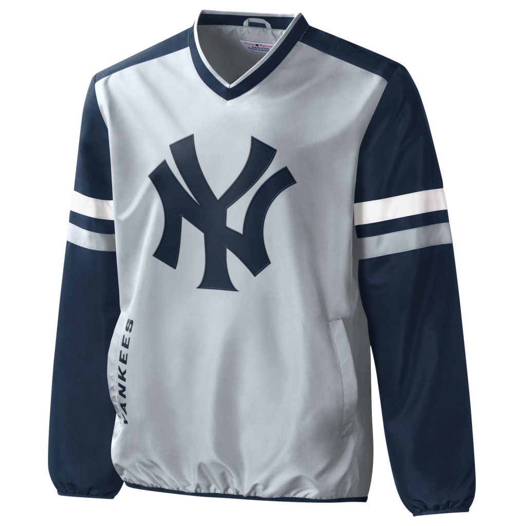 New York Yankees Light Weight Grey Jacket - Mickey's Place